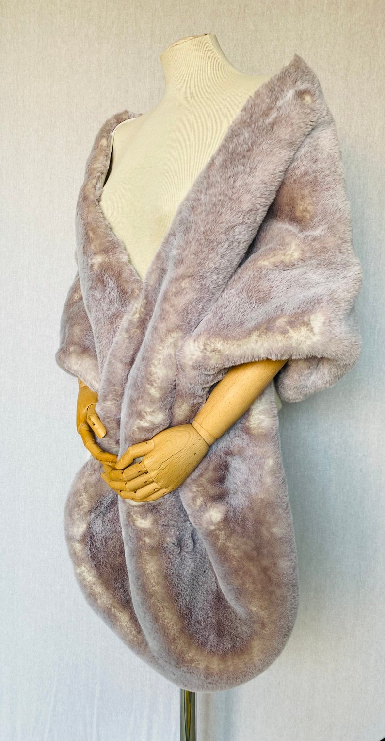 Faux Fur Bridal Stole - Etsy UK