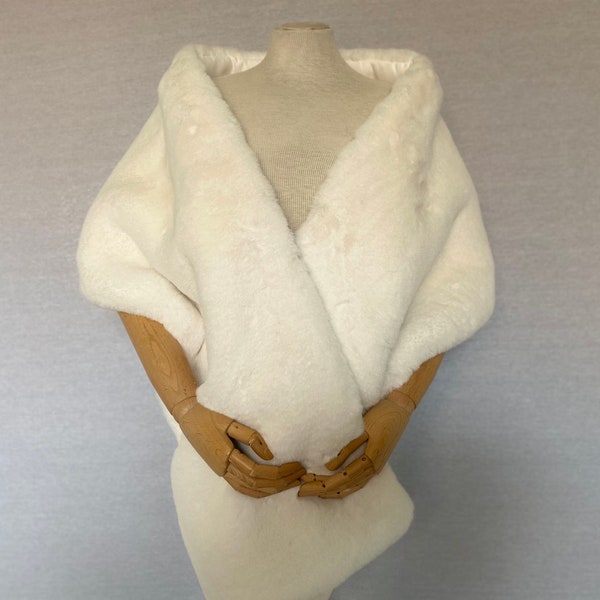 Faux Fur Shawl - Etsy