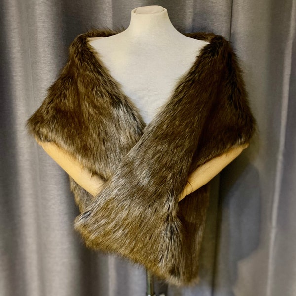Faux Fur Wrap - Etsy
