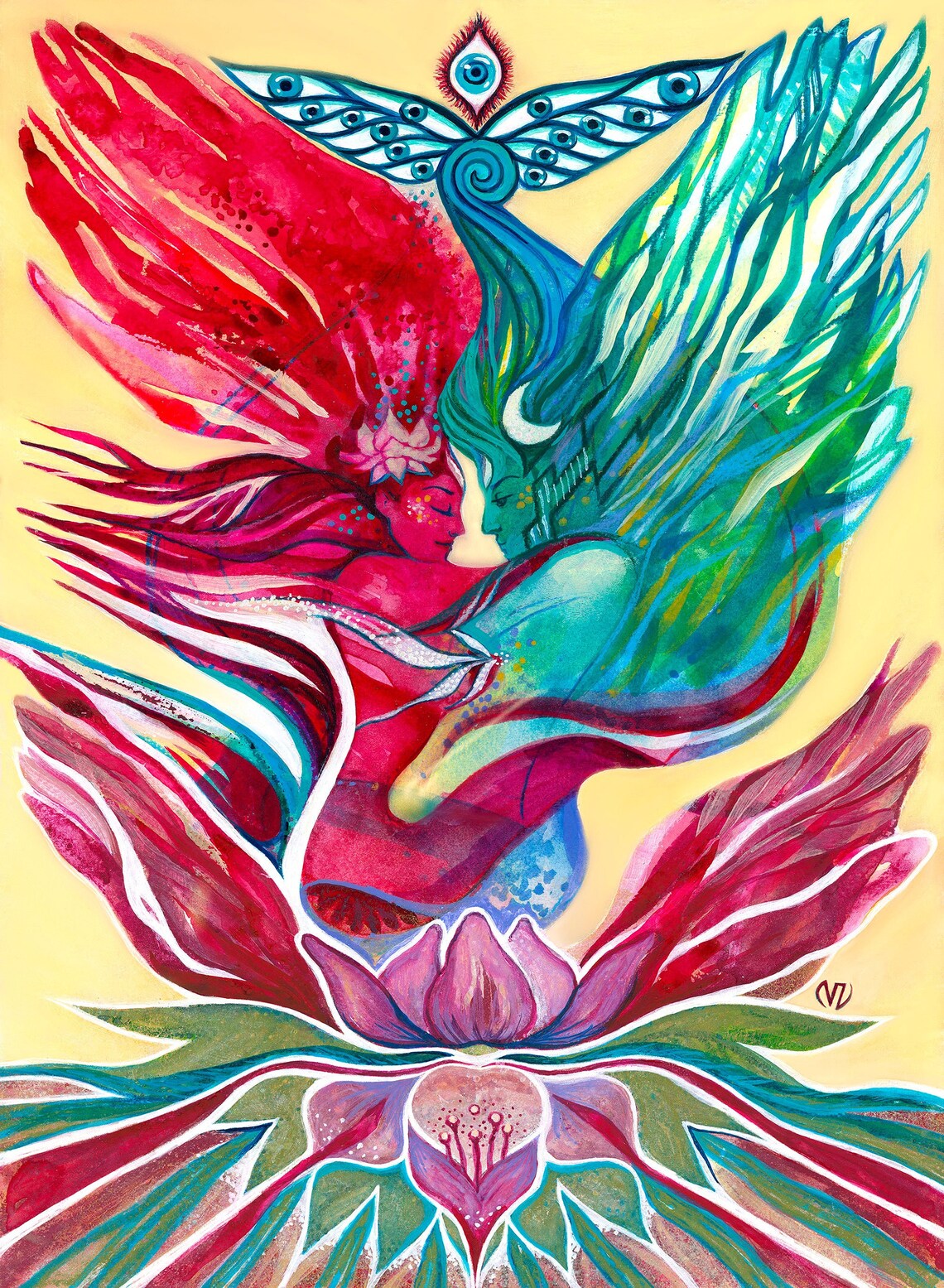 Yab Yum 30x40 Gèclee Print - Etsy UK