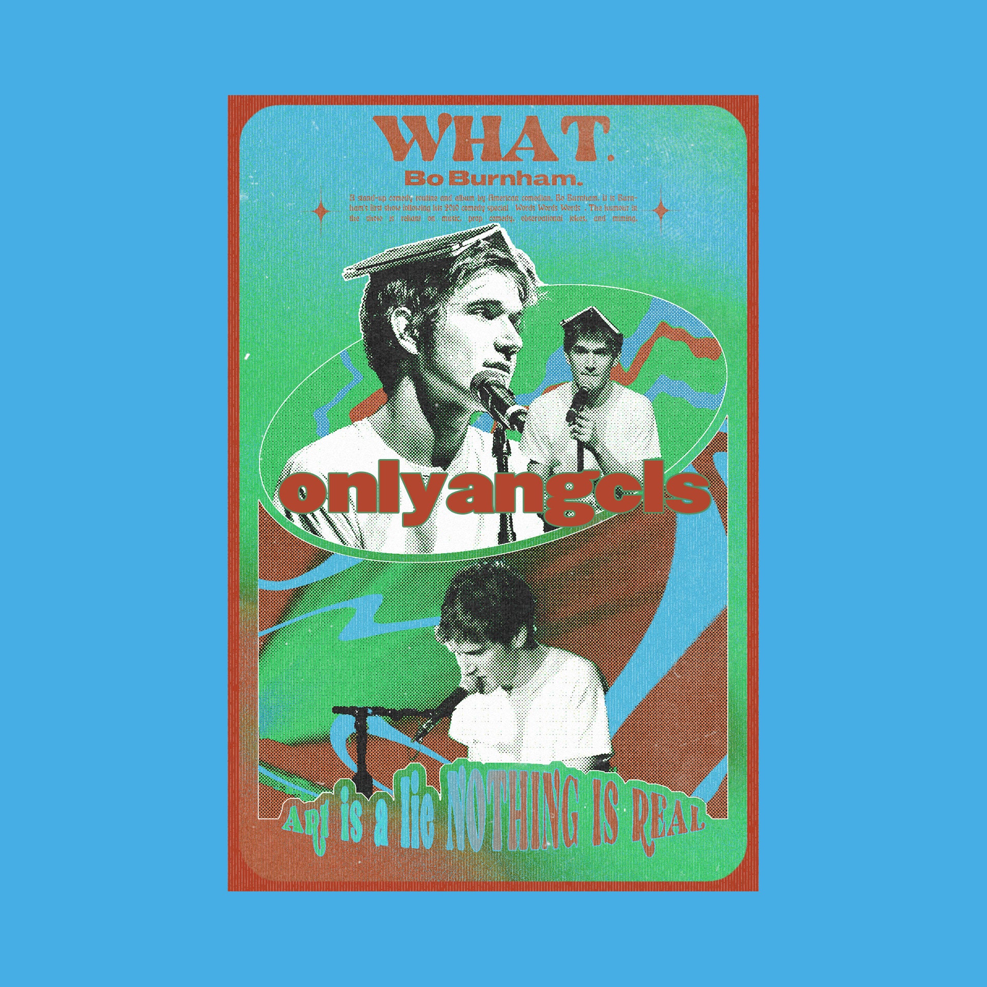 Bo Burnham What. Poster Digital Download - Etsy UK