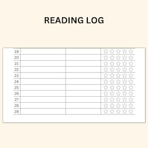 Printable Reading Log | Reading Tracker | Books I've Read | Book Log ...