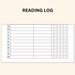 Printable Reading Log | Reading Tracker | Books I've Read | Book Log ...
