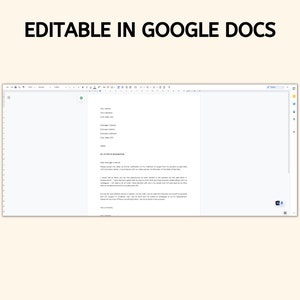 Printable Letter of Resignation Google Doc PDF Template - Etsy