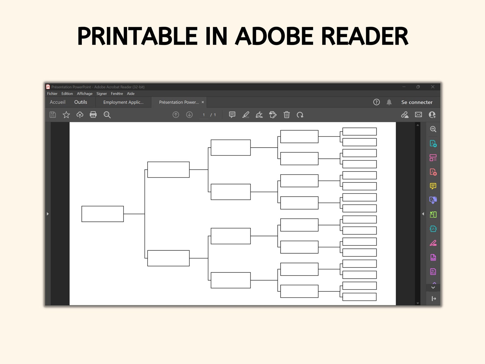 Family Tree Chart PDF Powerpoint Google Slides - Etsy