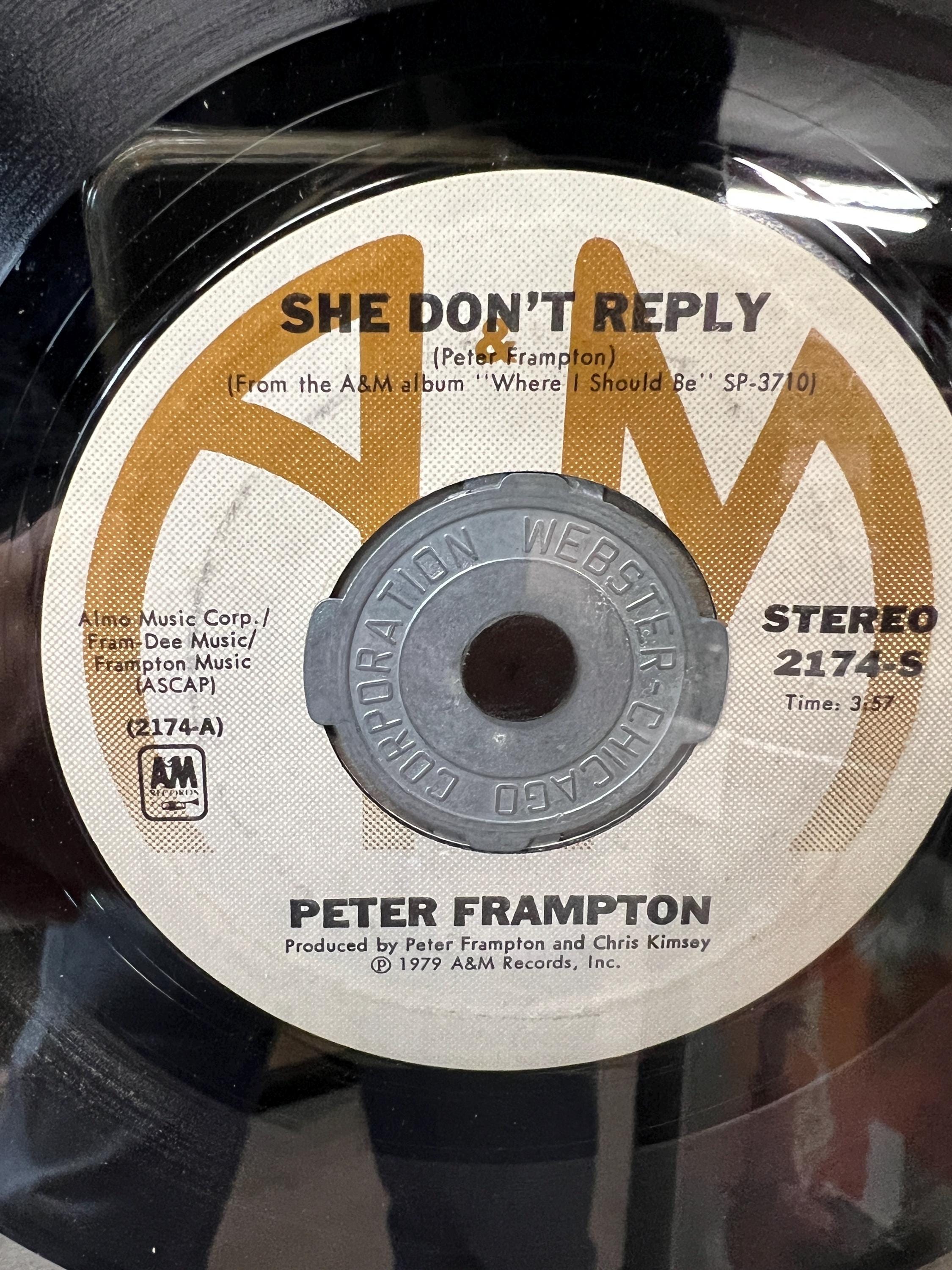 Antique Black Dimple 7” 45 Record Frame, 11” X 11” Square, Wood, Made ...