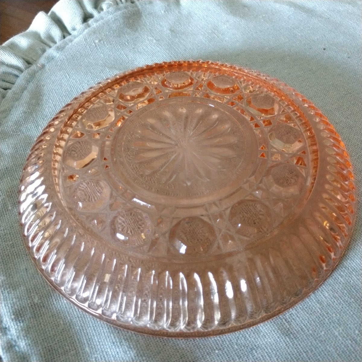 Vintage Indiana Pink Depression Glass Indiana Windsor Button - Etsy