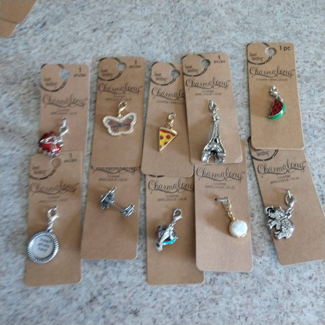 Clip on Charms With Lobster Claw Clasp for Bracelets, Necklaces and ...
