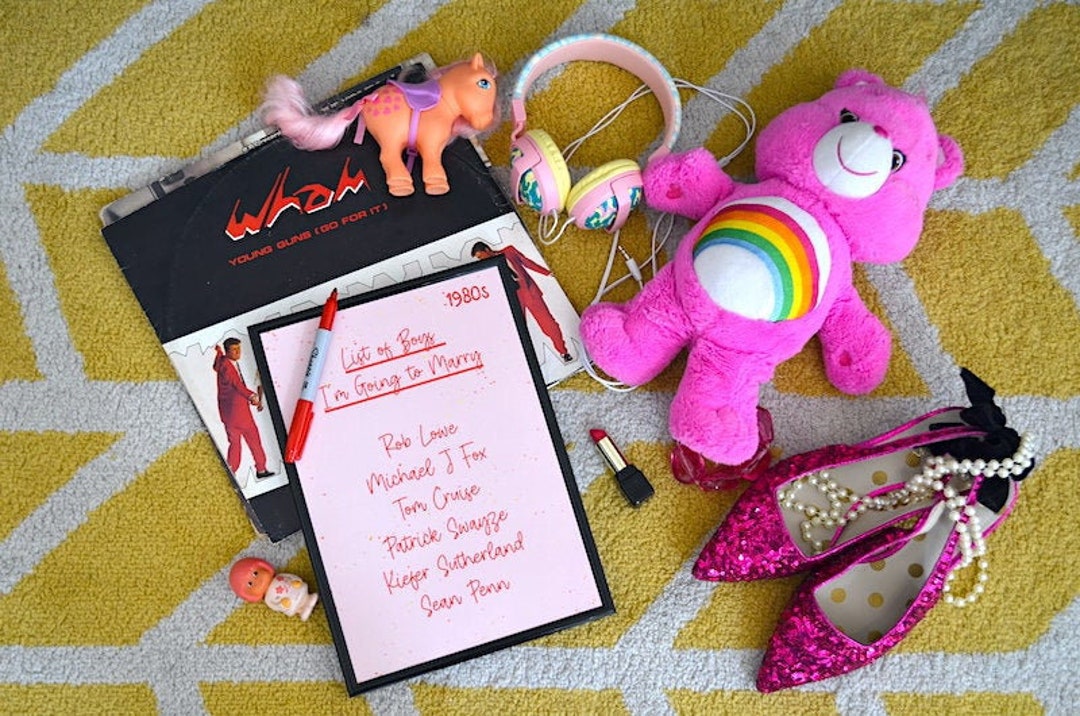 80s Print 80s Diary 80s Teenager 80s Heartthrobs 80s Film - Etsy