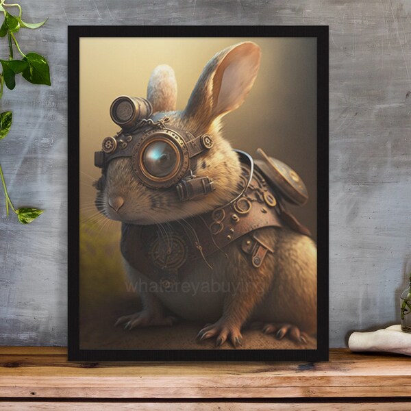 Steampunk Rabbit - Etsy
