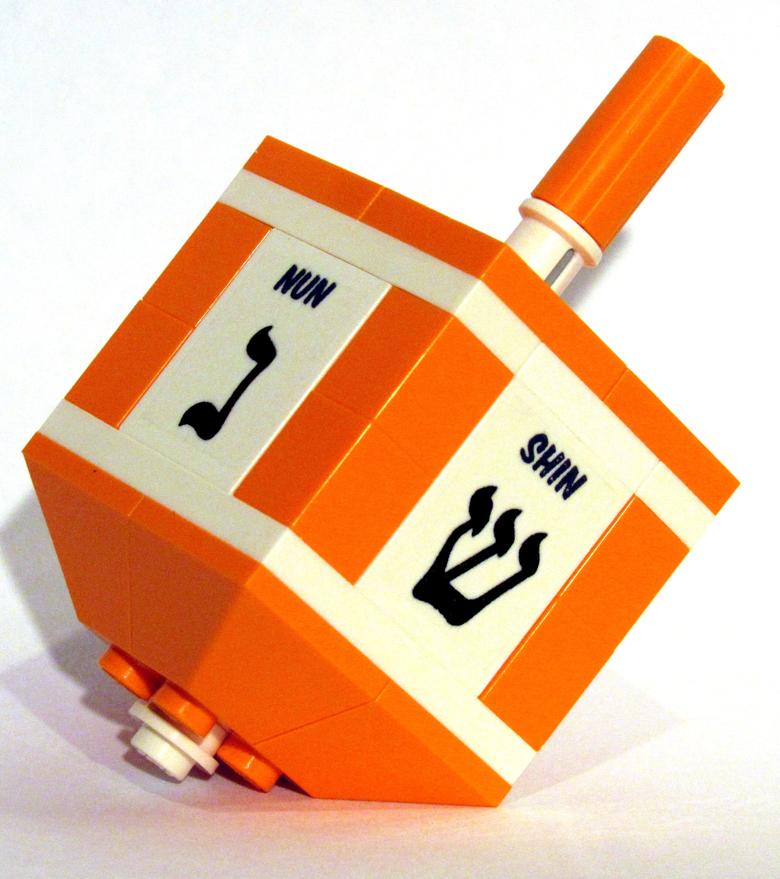 Unique Dreidel Kit White and Bright Color Brick Dreidel You - Etsy