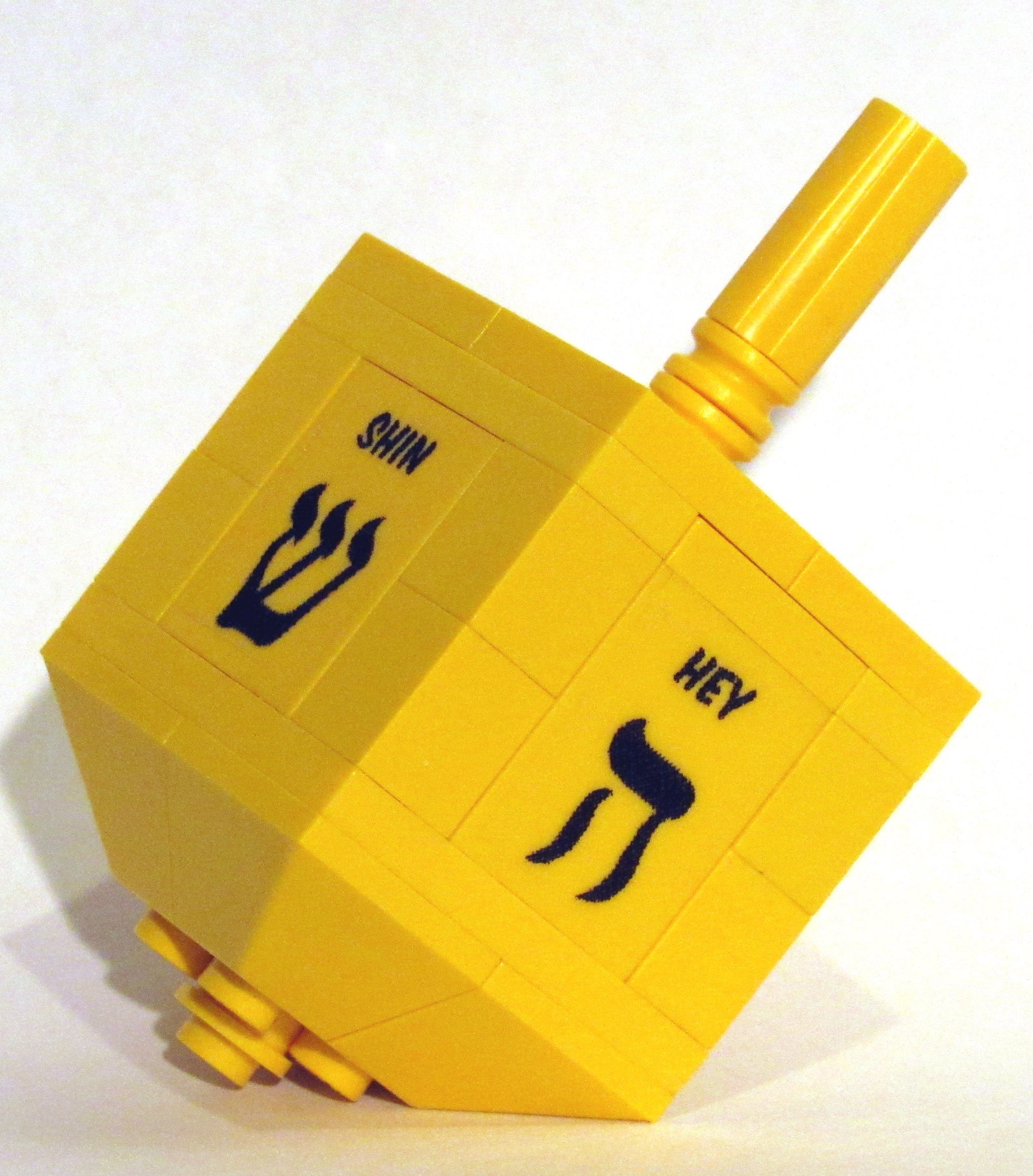 Brick Dreidel Kit Solid Color Dreidel Kit Fast Shipping You - Etsy