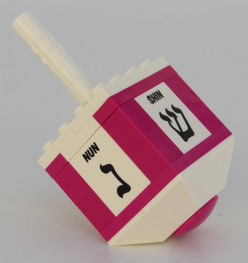 Super Spinner Dreidel Brick Built Dreidel You Build It Hanukkah Gift ...