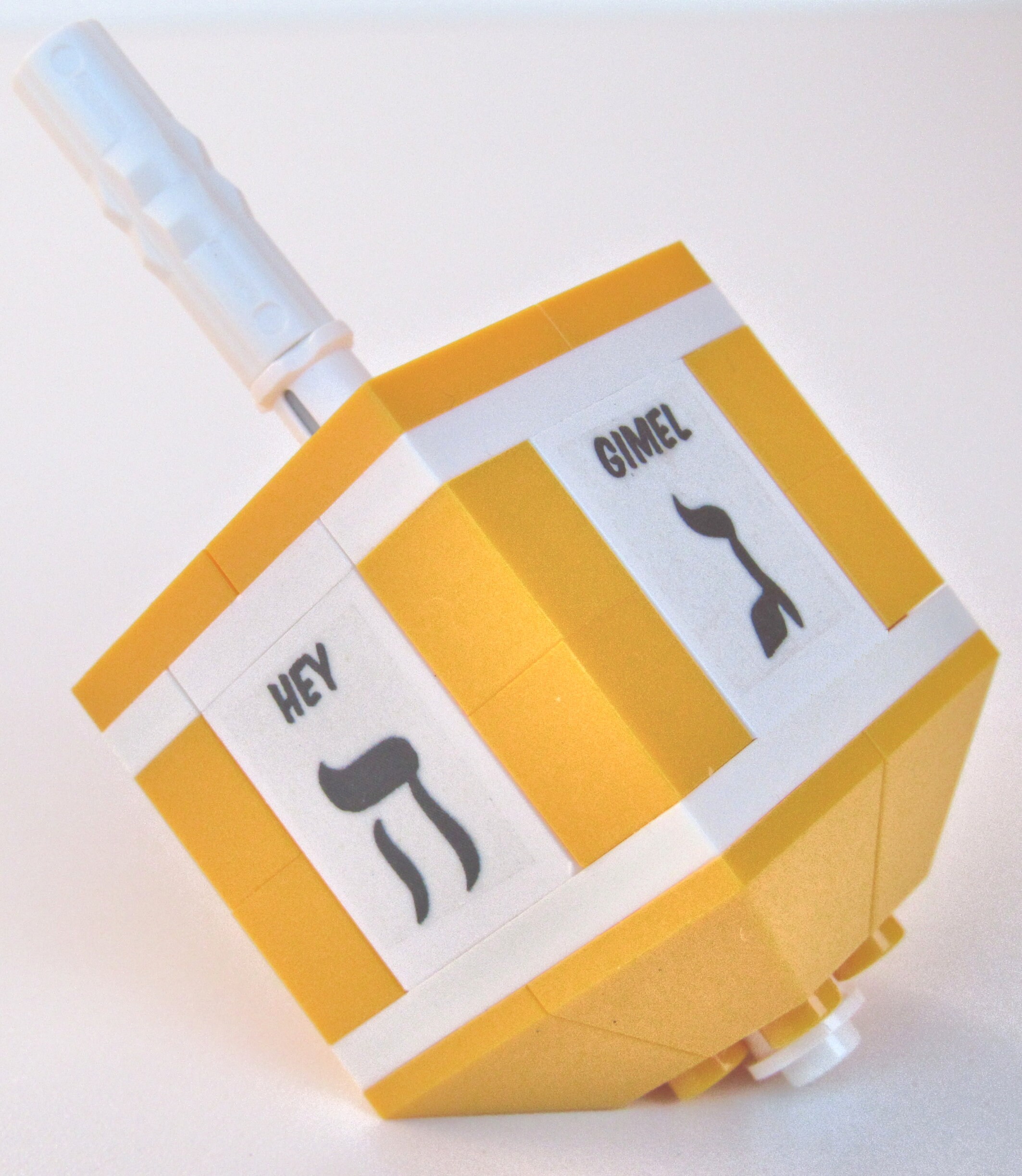 Unique Dreidel Kit White and Bright Color Brick Dreidel You - Etsy