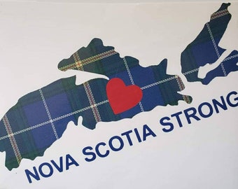 Nova Scotia Strong Car Decal - Etsy