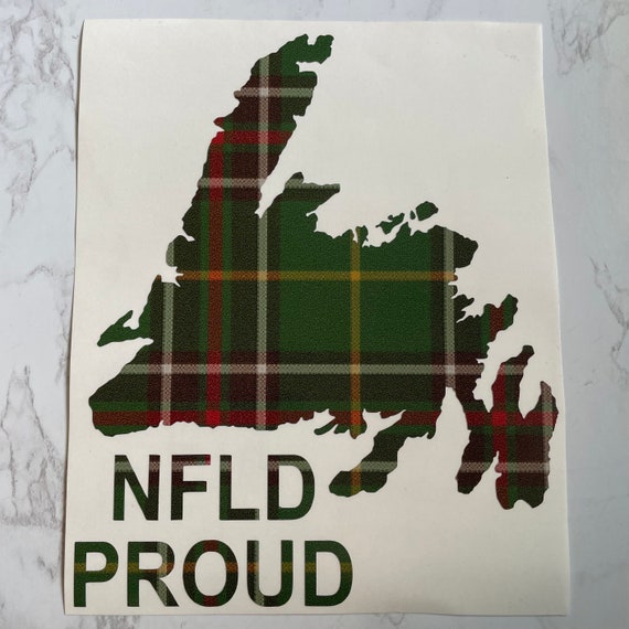 Newfoundland NFLD Tartan Decal - Etsy Canada