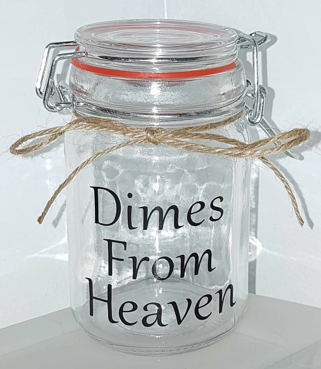 Dimes From Heaven Jar - Etsy Canada