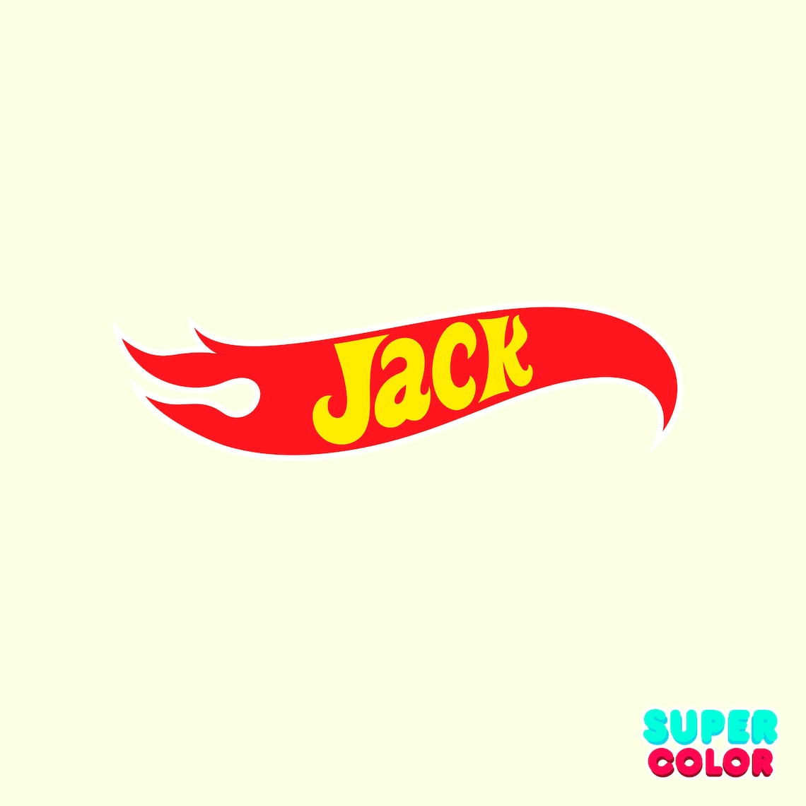 Logotipo personalizado de Hot Wheels con nombre - Etsy España