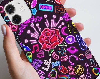 Neon Sign Phone Case - Etsy