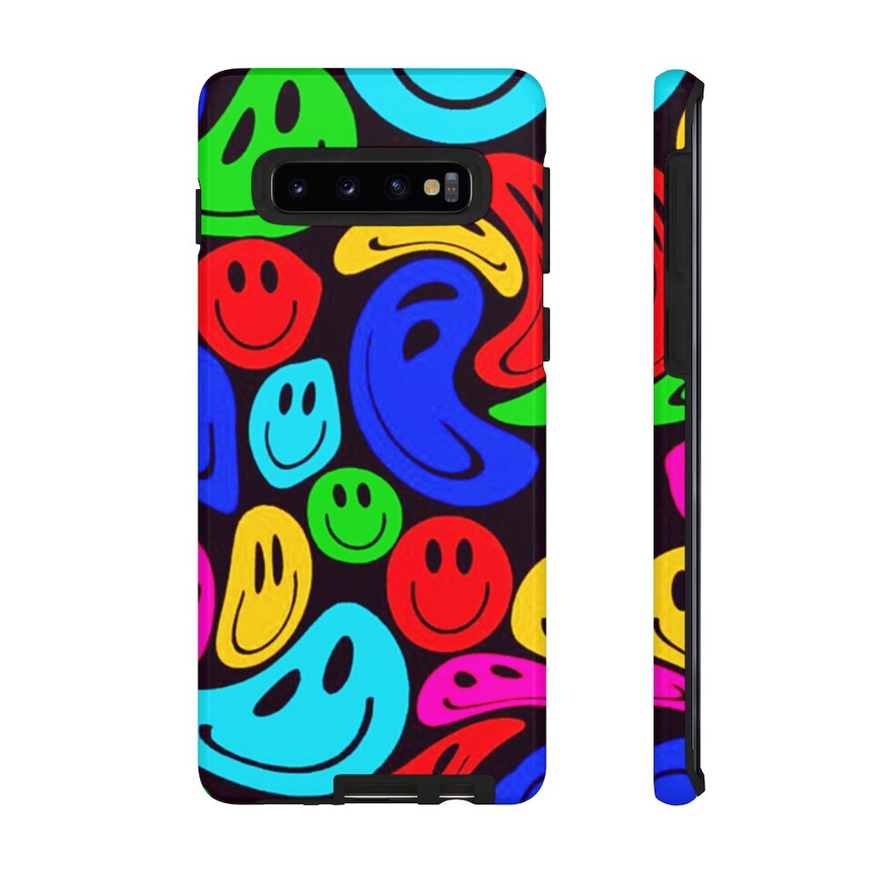 Edgy Colorful Trippy Psychedelic Smiley Face IPhone Case Designed ...