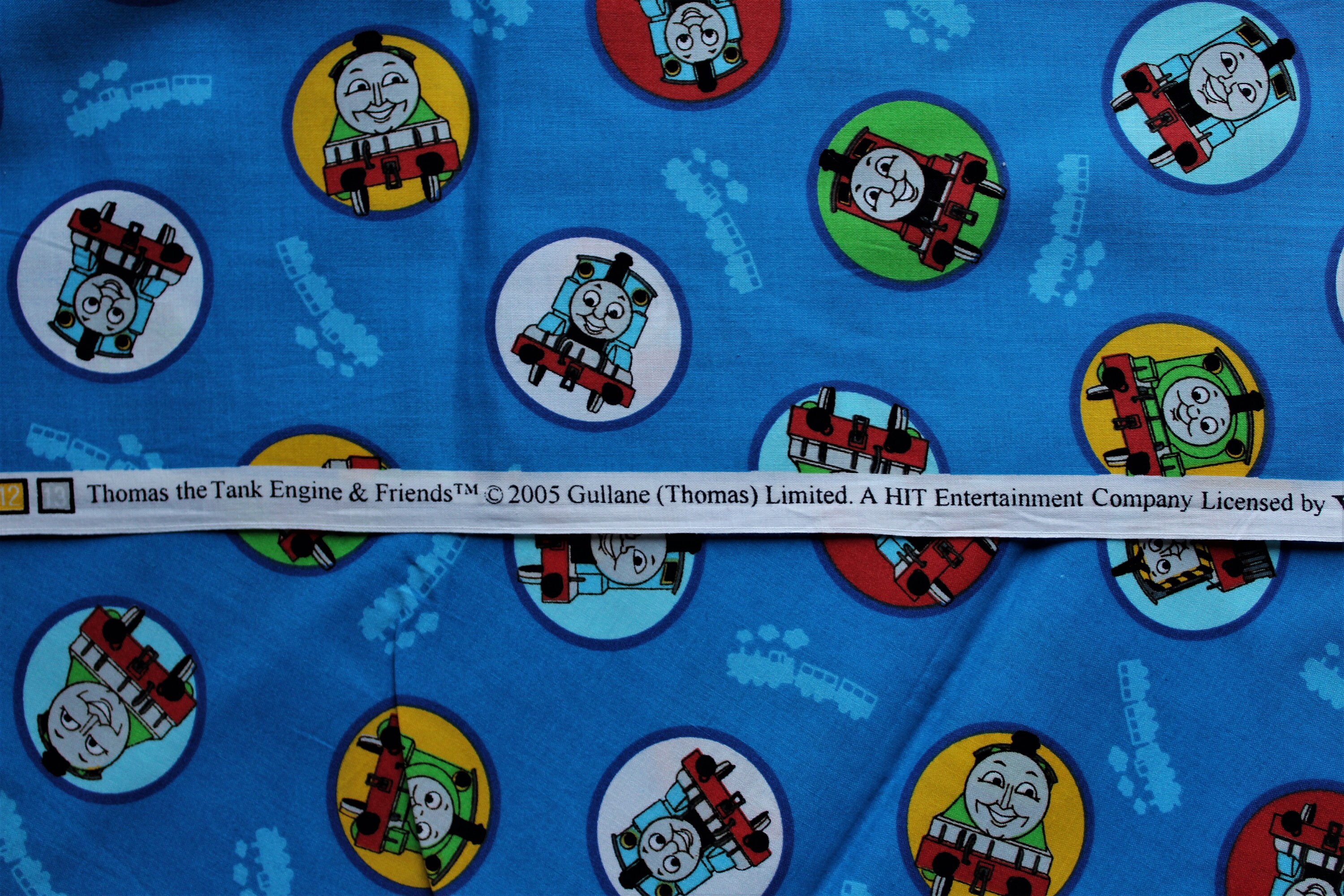 Thomas the Tank Engine and Friends Fabric, 2005 Gullane Limited, Out of ...