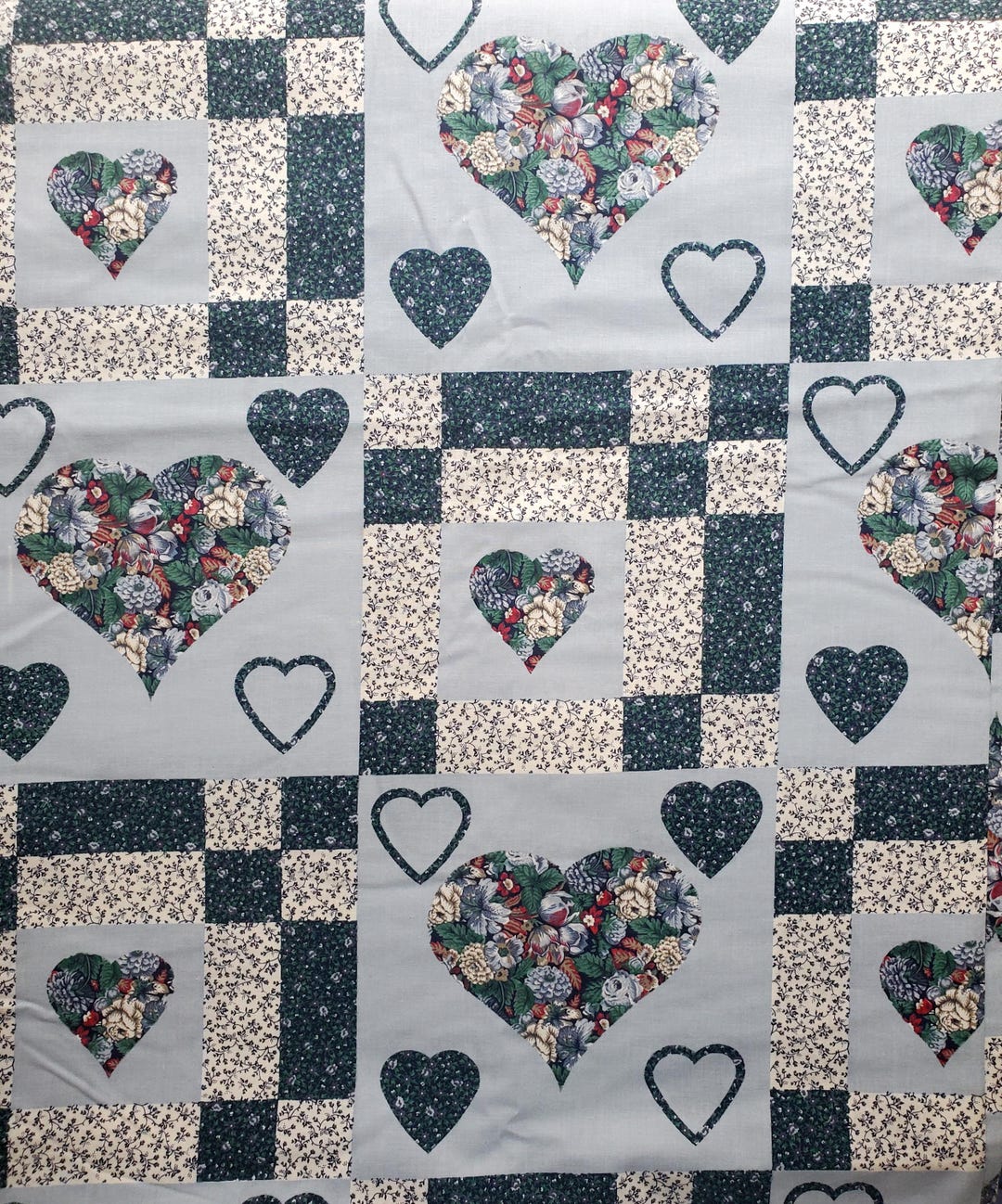 Quilters Vintage Cheater Fabric, by the Yard, Cheater Quilt Top - Etsy