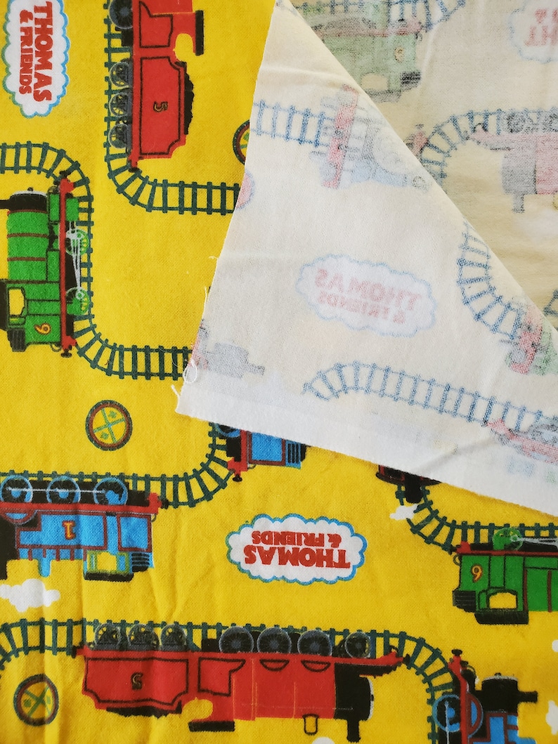 Thomas the Tank Engine and Friends FLANNEL Fabric, Train Track, Out of ...