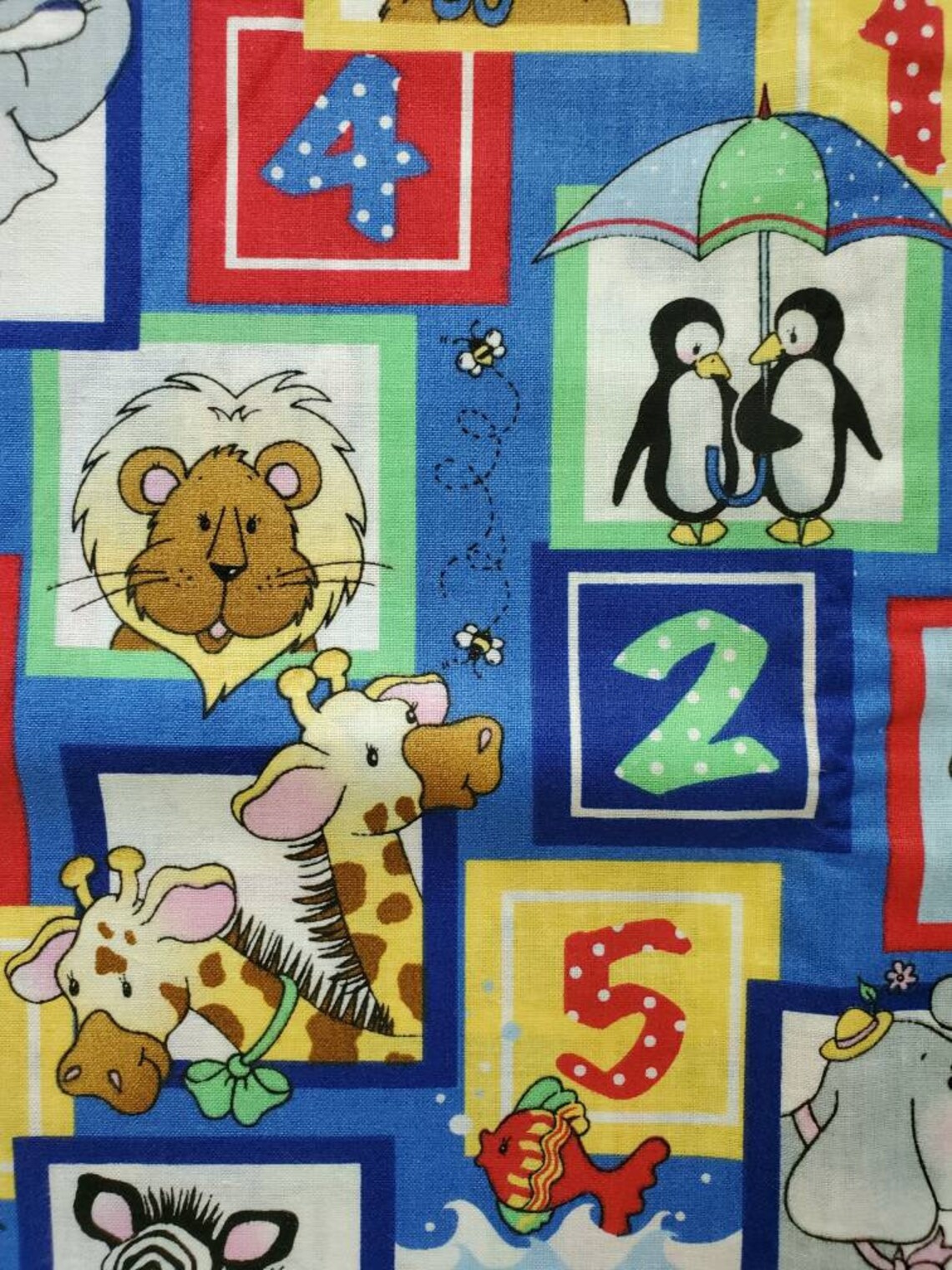 Counting Two by Two Noah's Ark Fabric, Patty Reed Designs 2006 Laurie ...