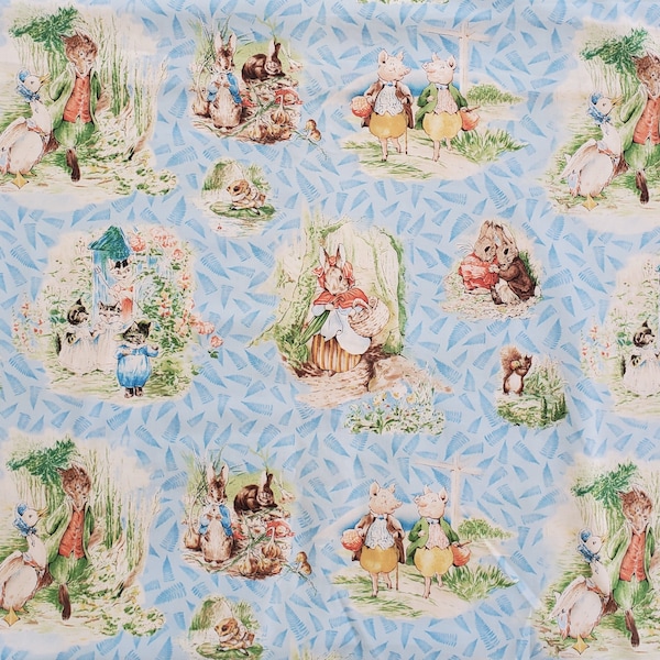 Beatrix Potter Fabric - Etsy