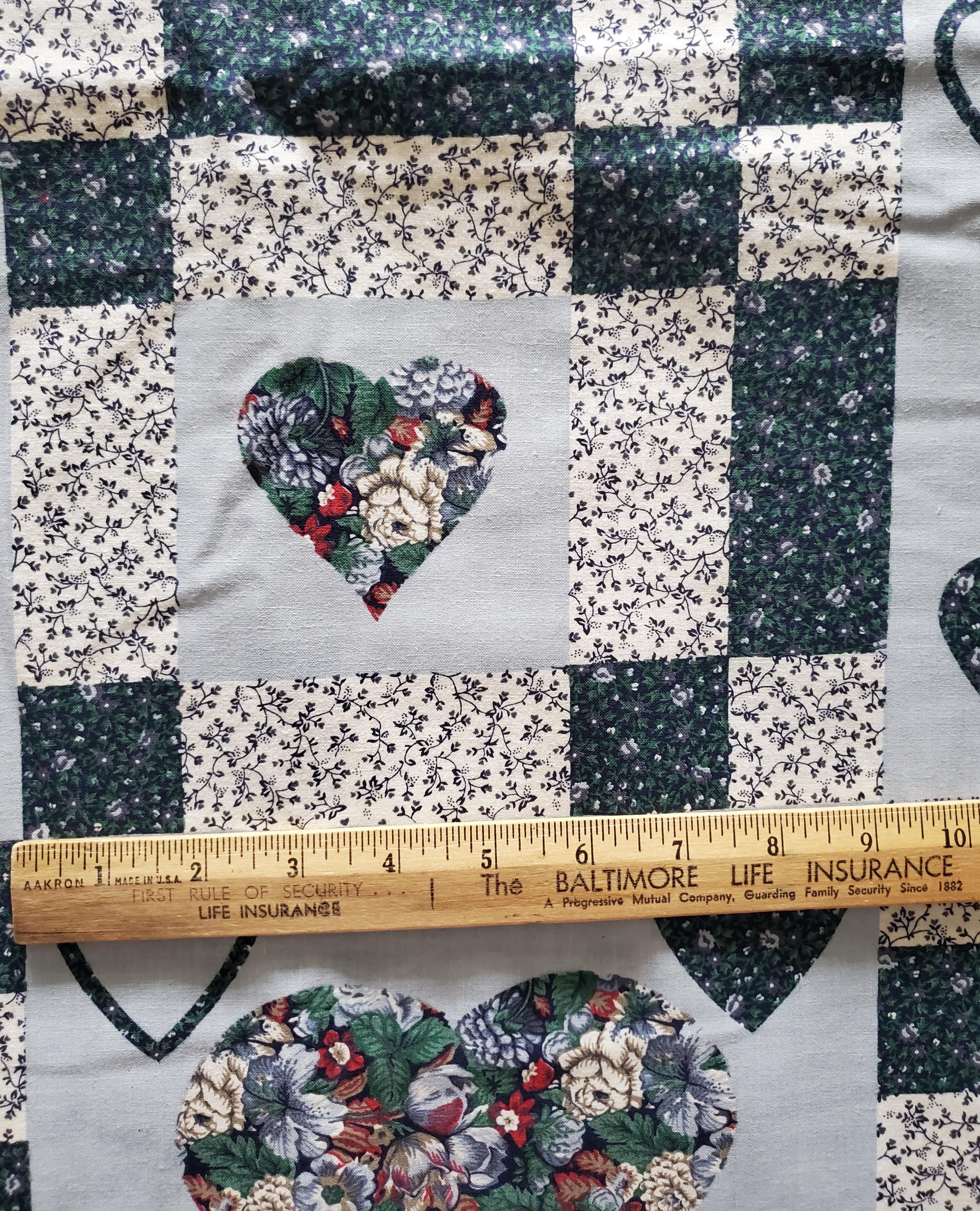 Quilters Vintage Cheater Fabric, by the Yard, Cheater Quilt Top - Etsy