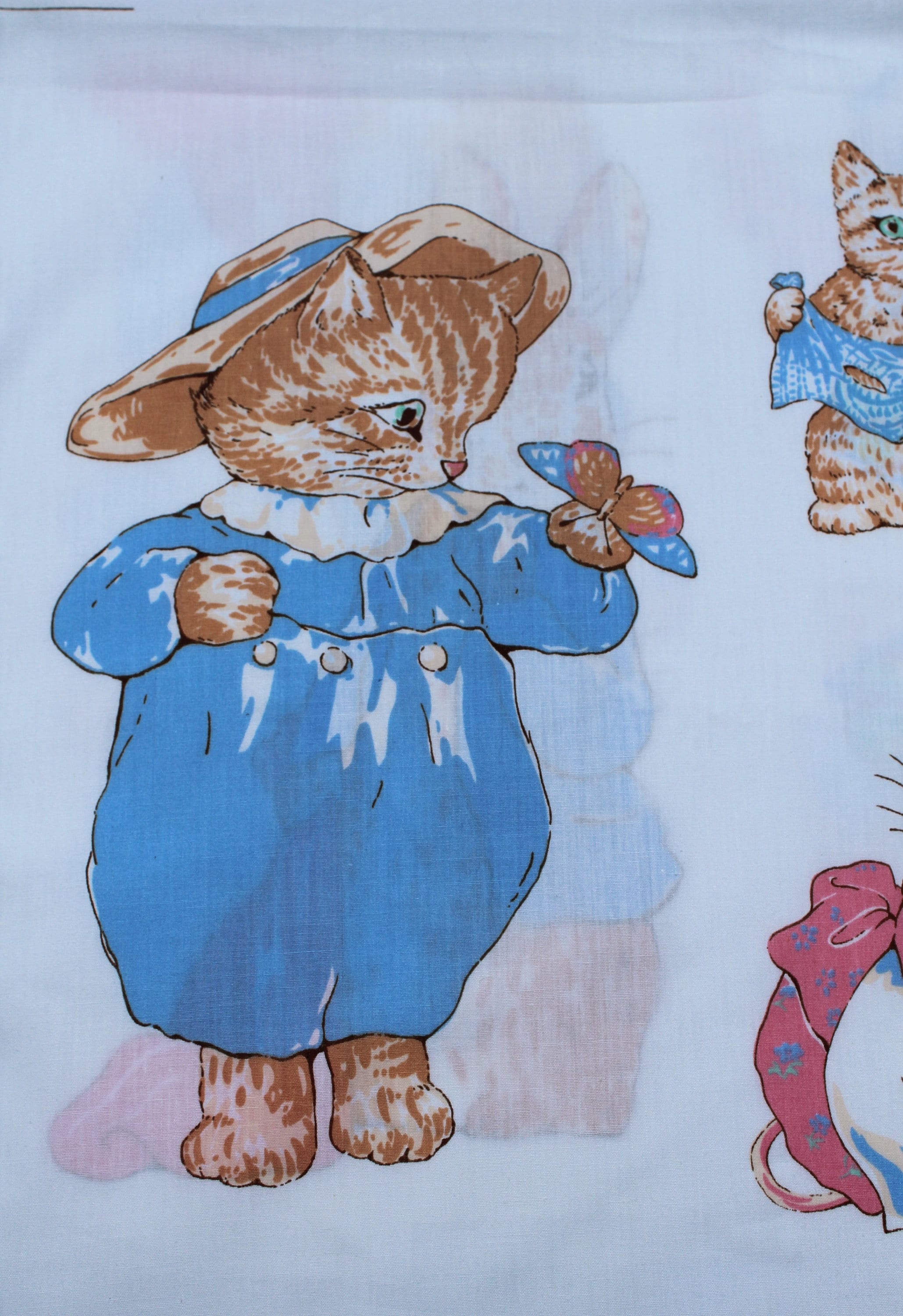 Vintage Beatrix Potter Panel, Peter Rabbit, Jemima Puddle Duck, Tom ...