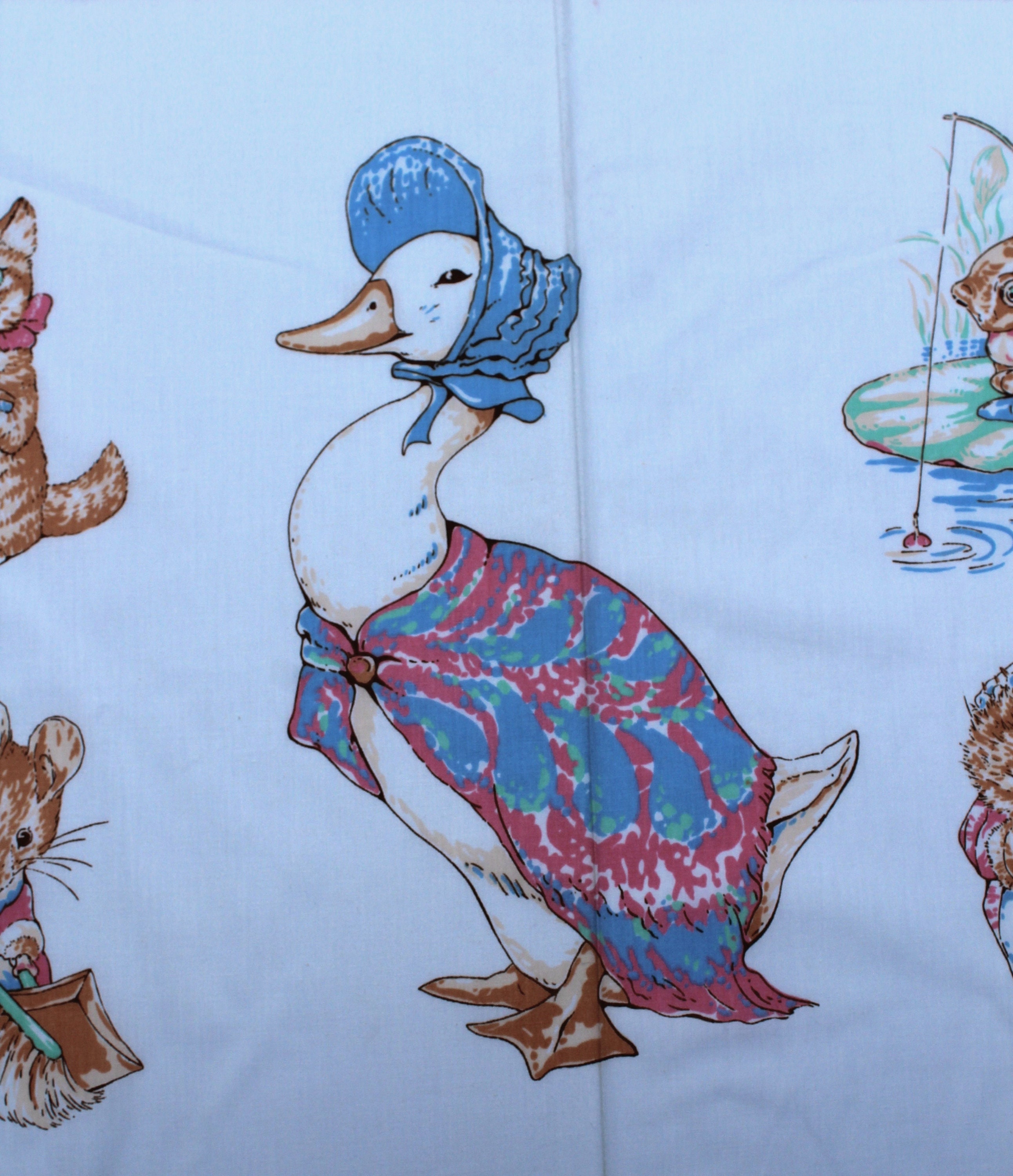 Vintage Beatrix Potter Panel, Peter Rabbit, Jemima Puddle Duck, Tom ...