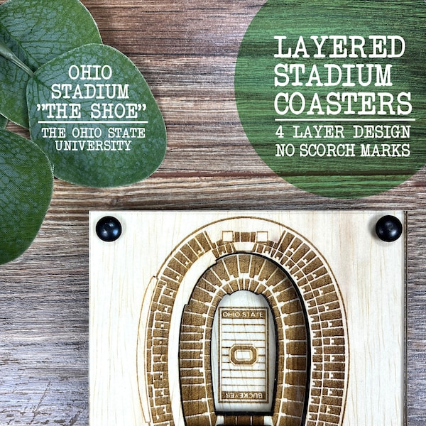 Ohio State Stadium 3d - Etsy