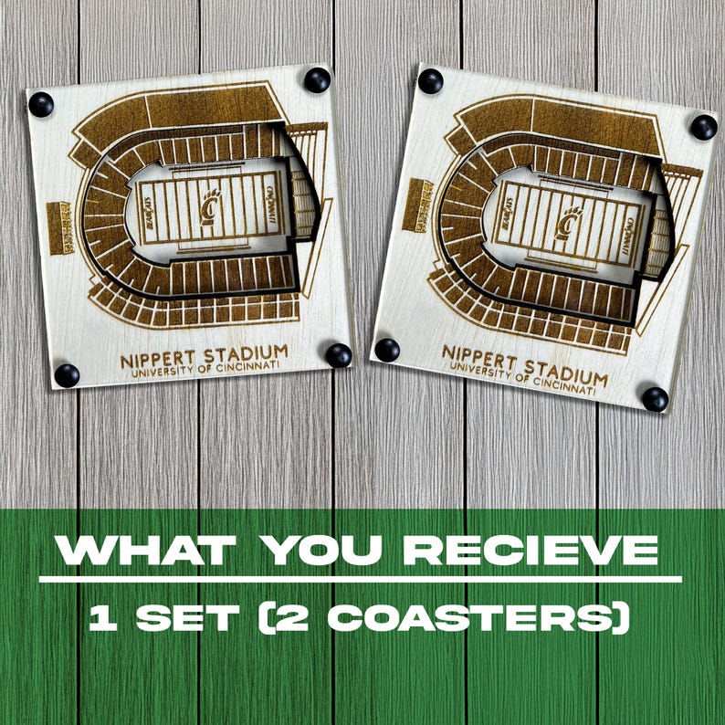 3D Football Stadium Coaster - Any Team / Any Stadium - 2 COASTERS ...