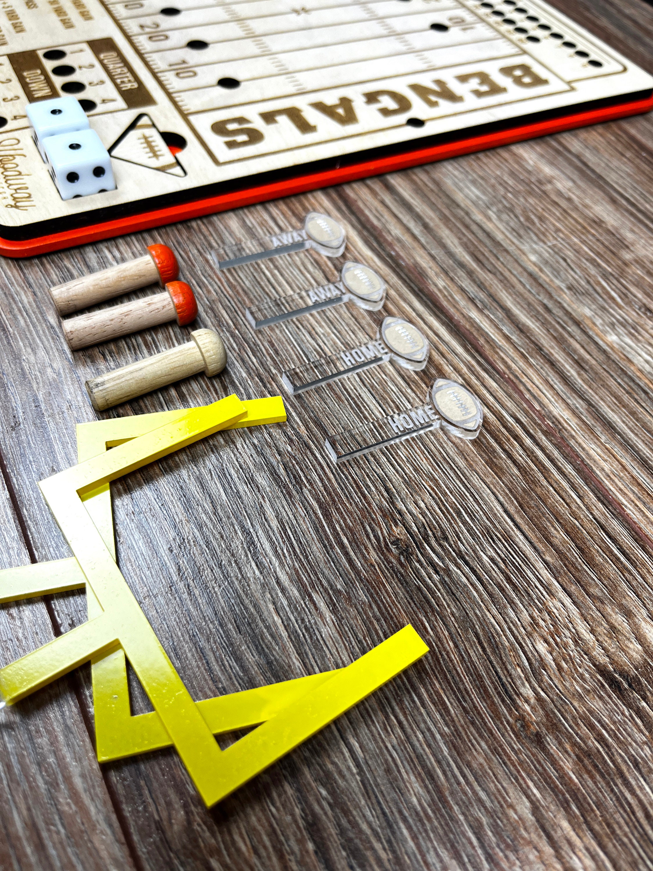 Custom Football Dice Game - Premium Pro Edition! Goal Posts | Flick ...