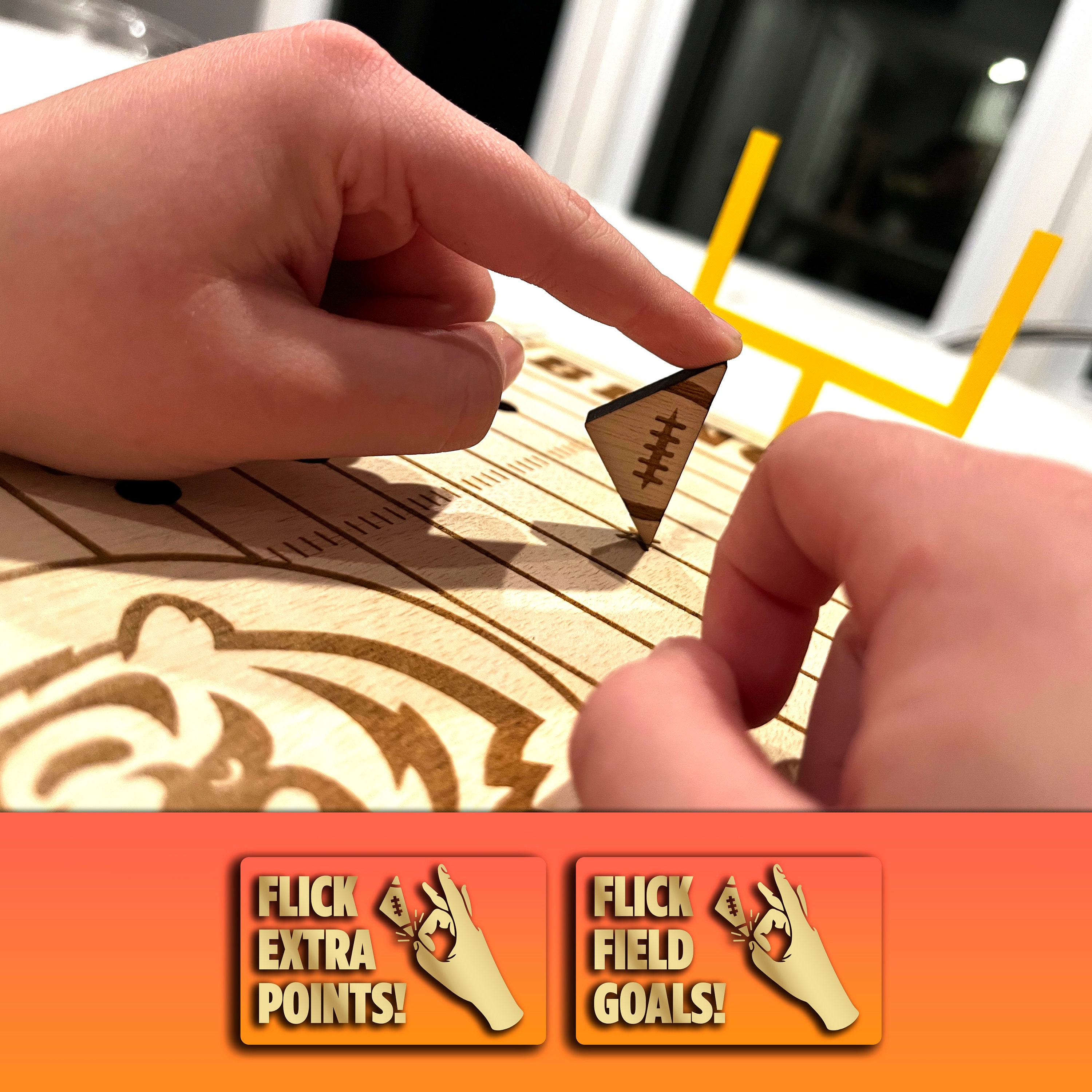 Custom Football Dice Game - Premium Pro Edition! Goal Posts | Flick ...