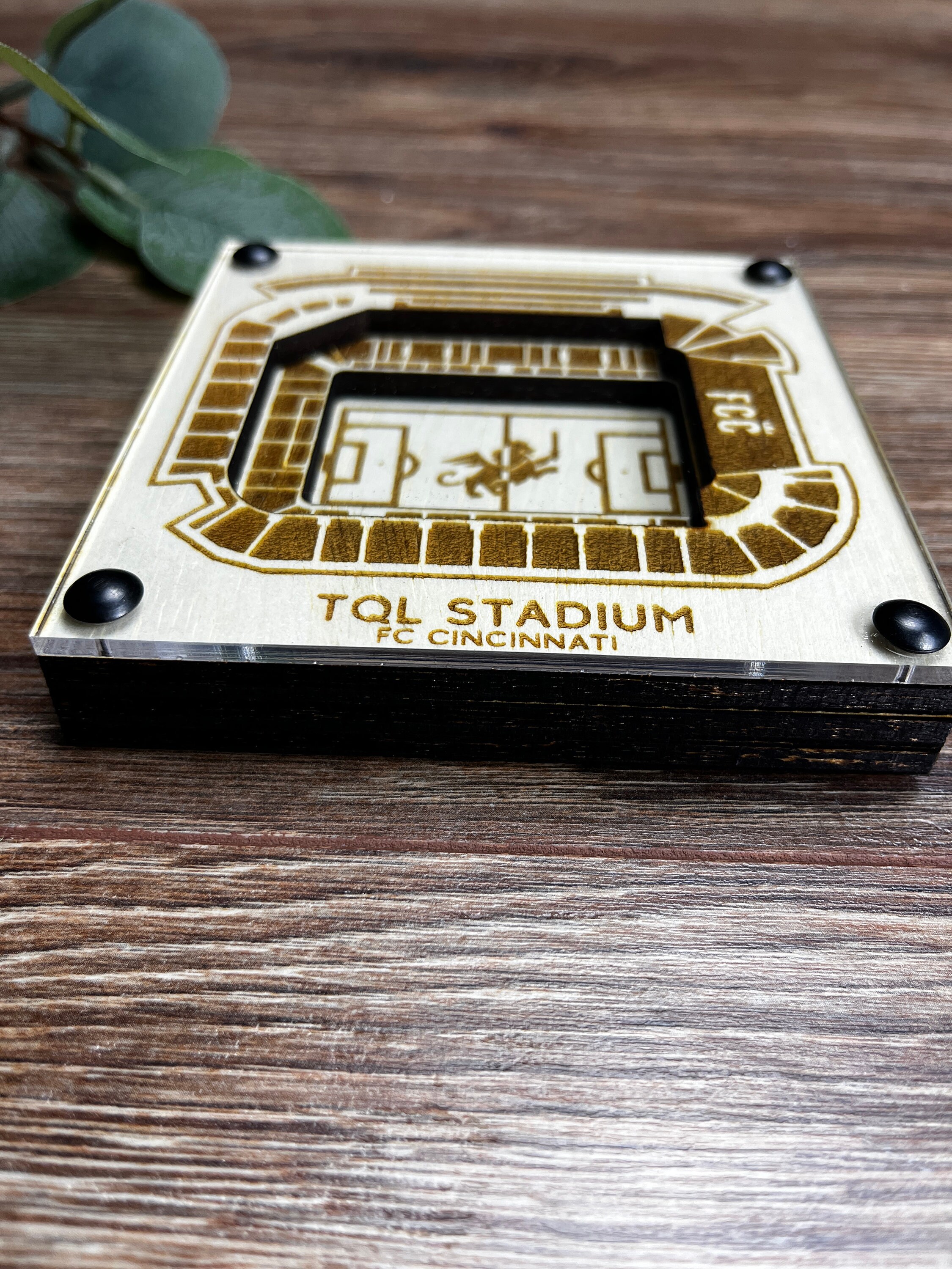 TQL Stadium - FC Cincinnati Layered Stadium Coaster Set, 3D Coaster ...