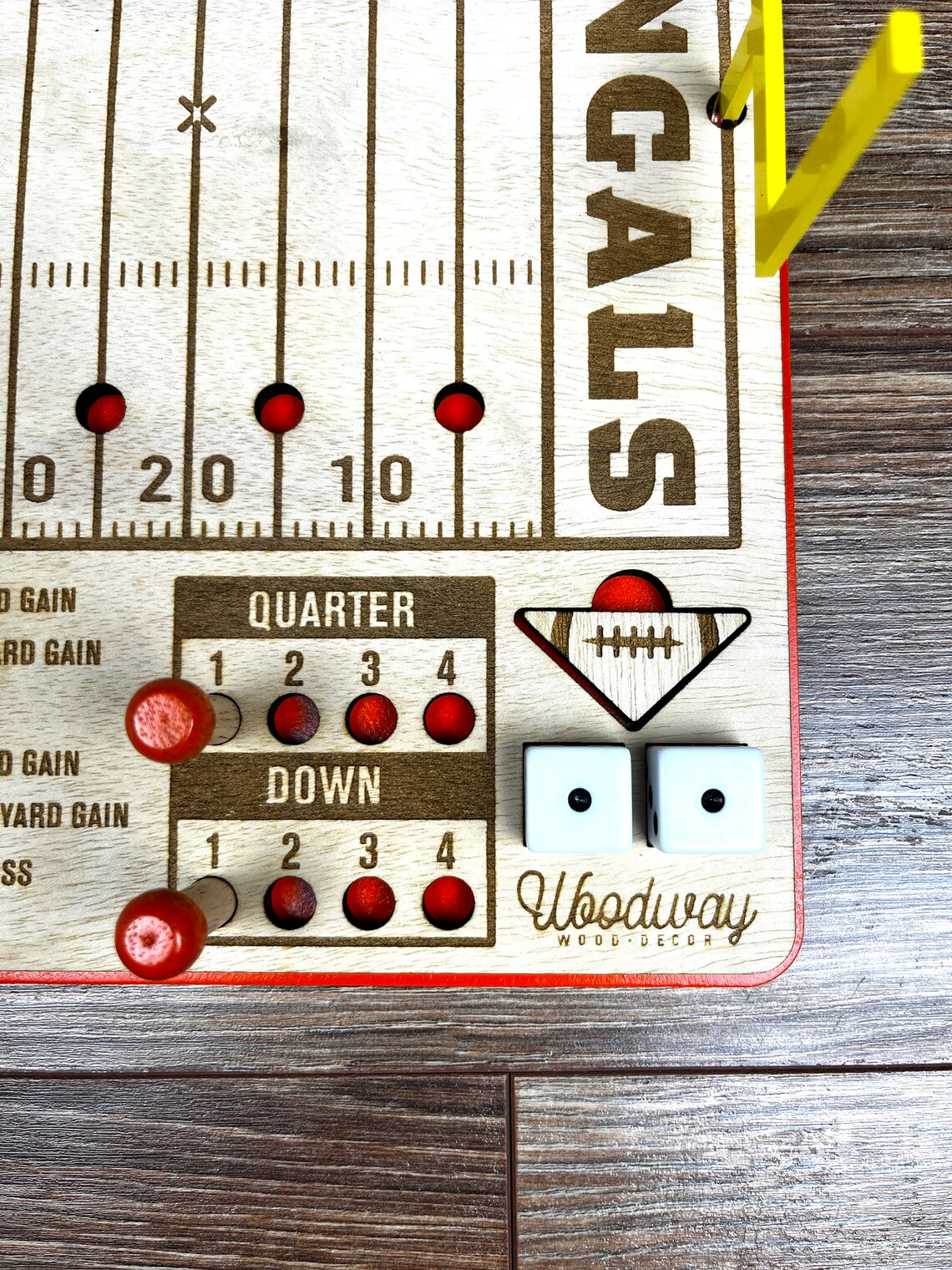 Custom Football Dice Game - Premium Pro Edition! Goal Posts | Flick ...