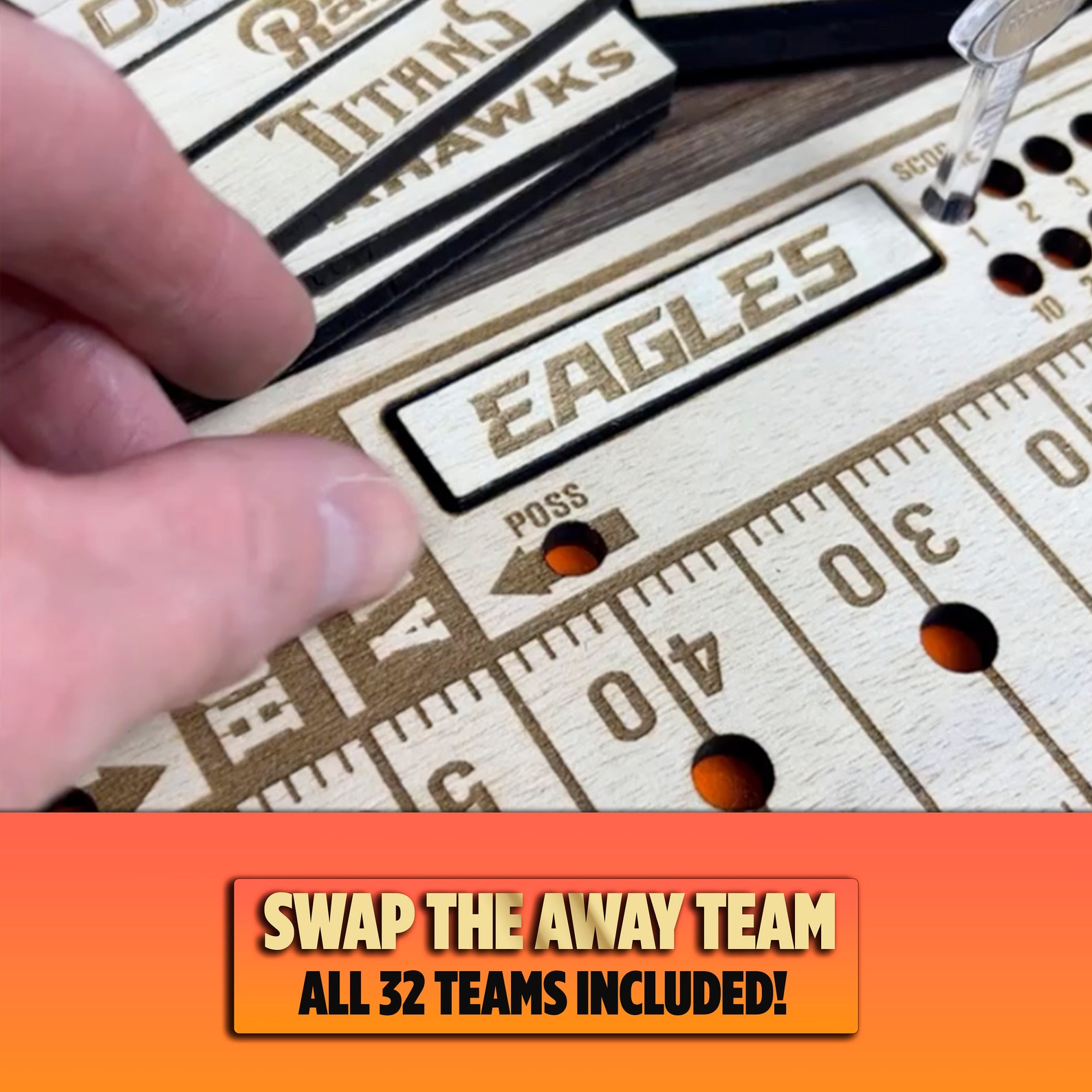 Custom Football Dice Game - Premium Pro Edition! Goal Posts | Flick ...