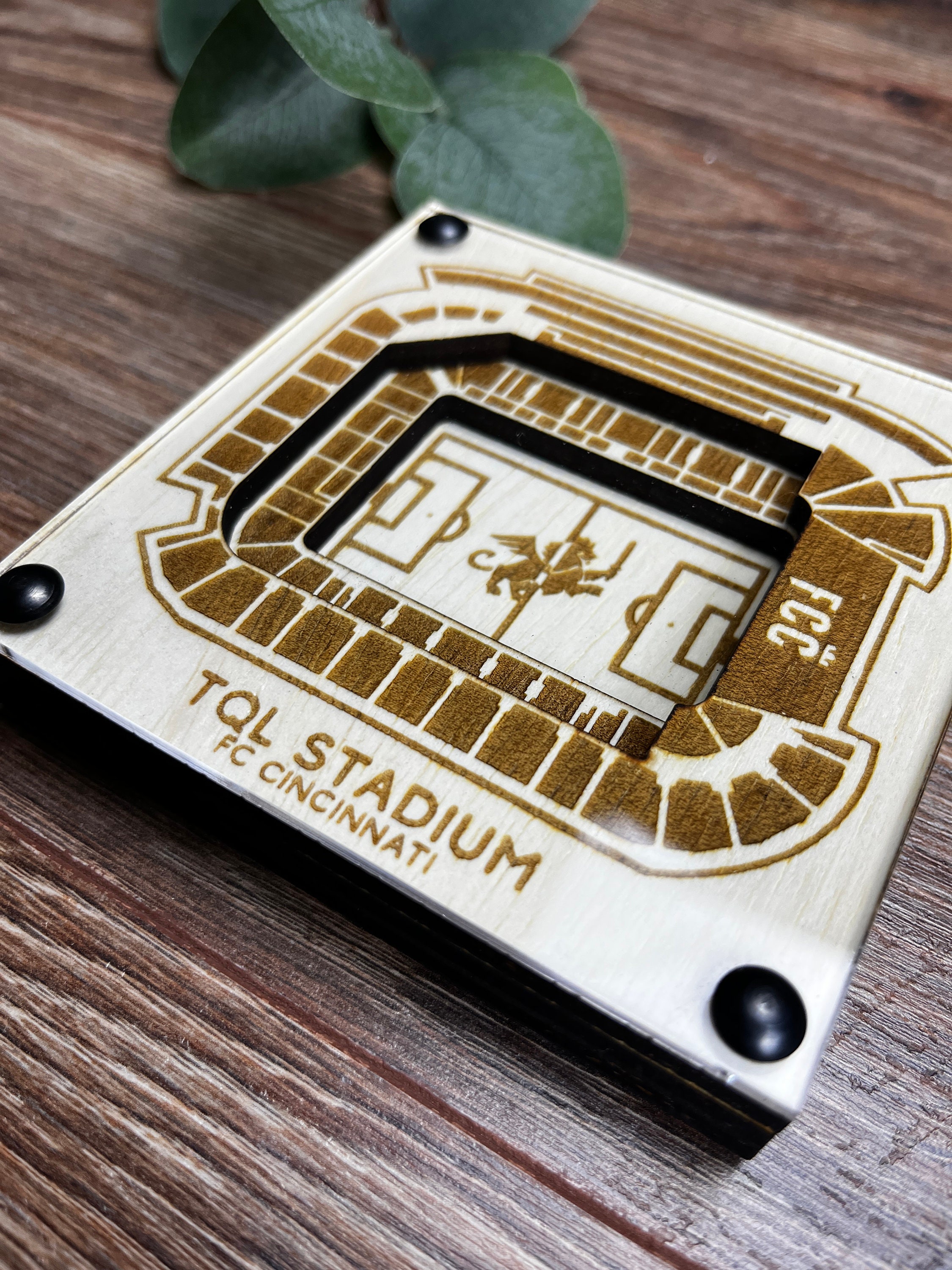 TQL Stadium - FC Cincinnati Layered Stadium Coaster Set, 3D Coaster ...
