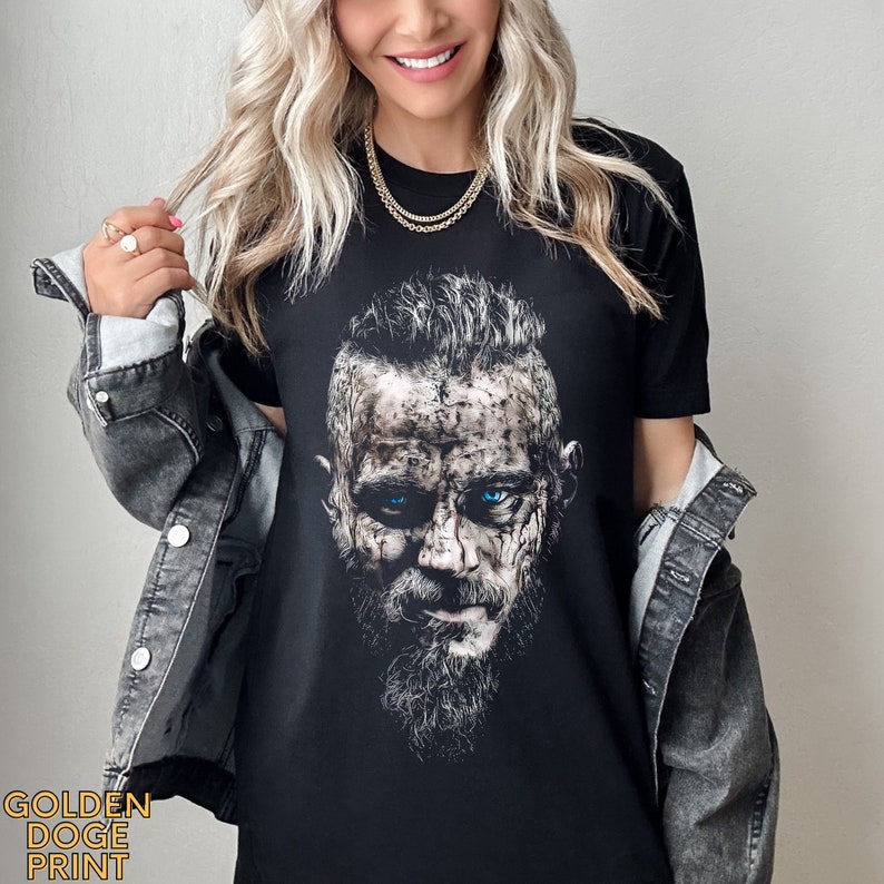 Ragnar Lothbrok Shirt Movie Shirt Vikings Shirt the Saga of Ragnar ...