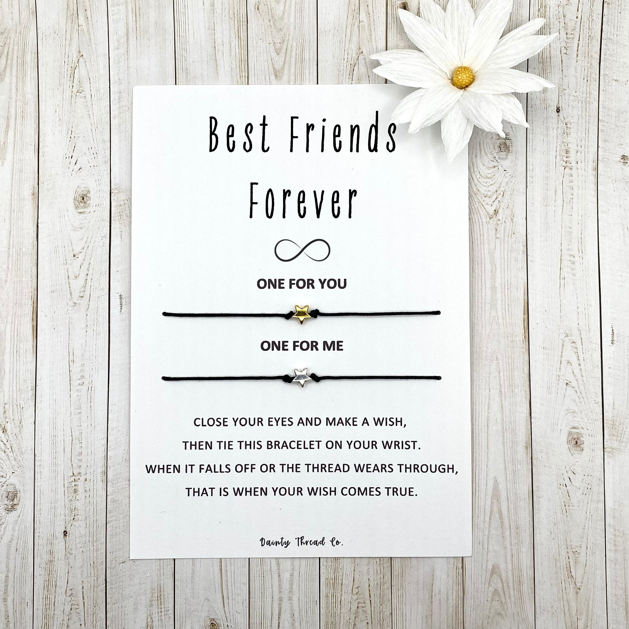 Friends Forever Infinity Sign, Friendship Bracelets for 2, Best Friends ...