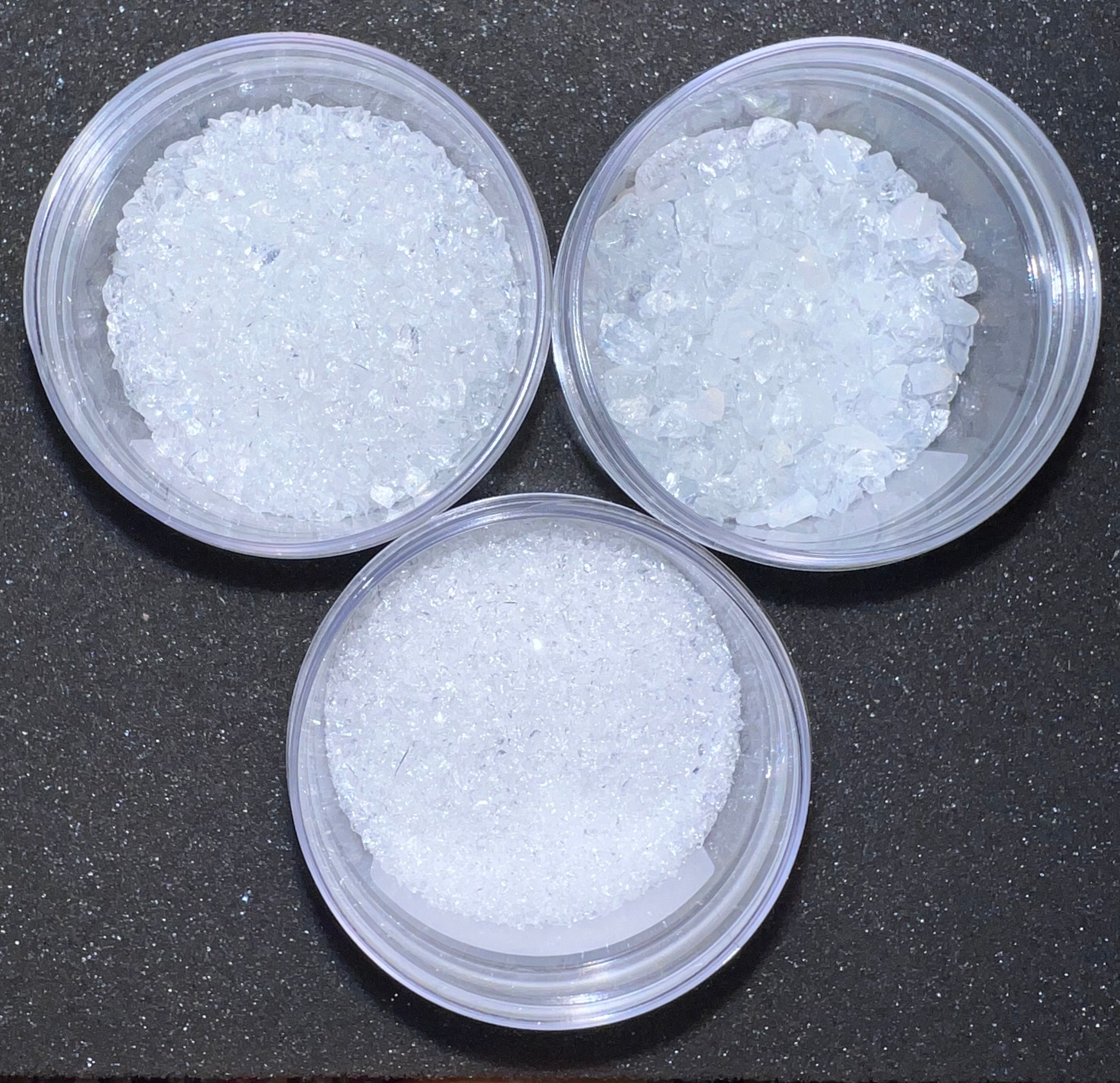 Translucent White Bullseye Frit 0243 With Labeled Jar fast Flat Rate ...