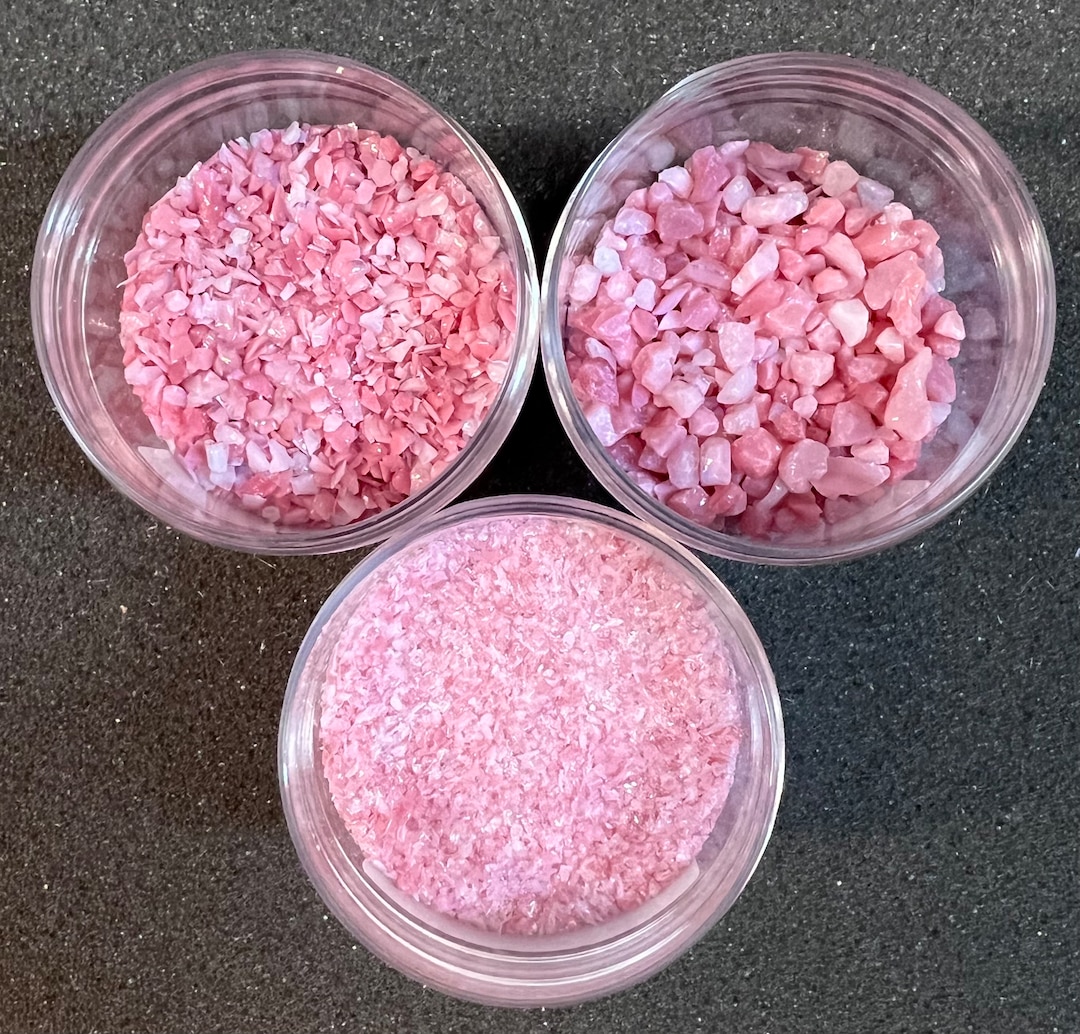Bullseye Pink Opal Frit #0301 With Labeled Jar —->fast Flat Rate ...