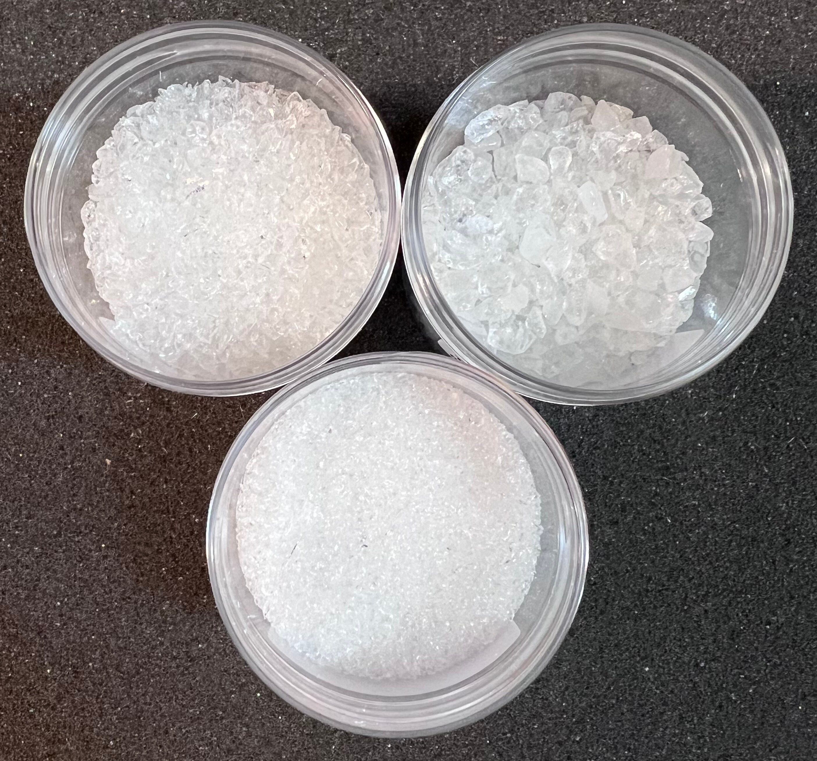 Translucent White Bullseye Frit 0243 With Labeled Jar fast Flat Rate ...