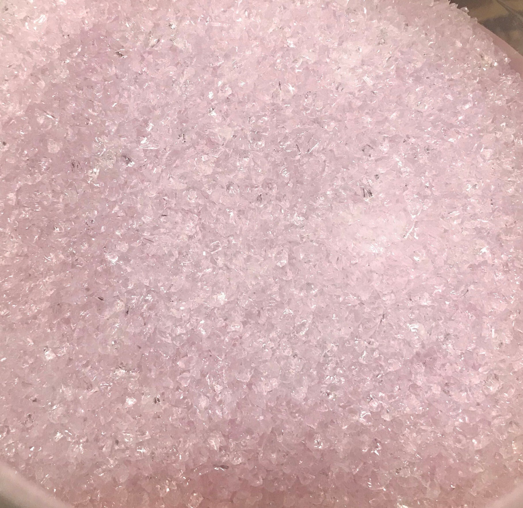 Erbium Pink Tint Bullseye Frit 1821 in Labeled Jar fast Flat Rate ...