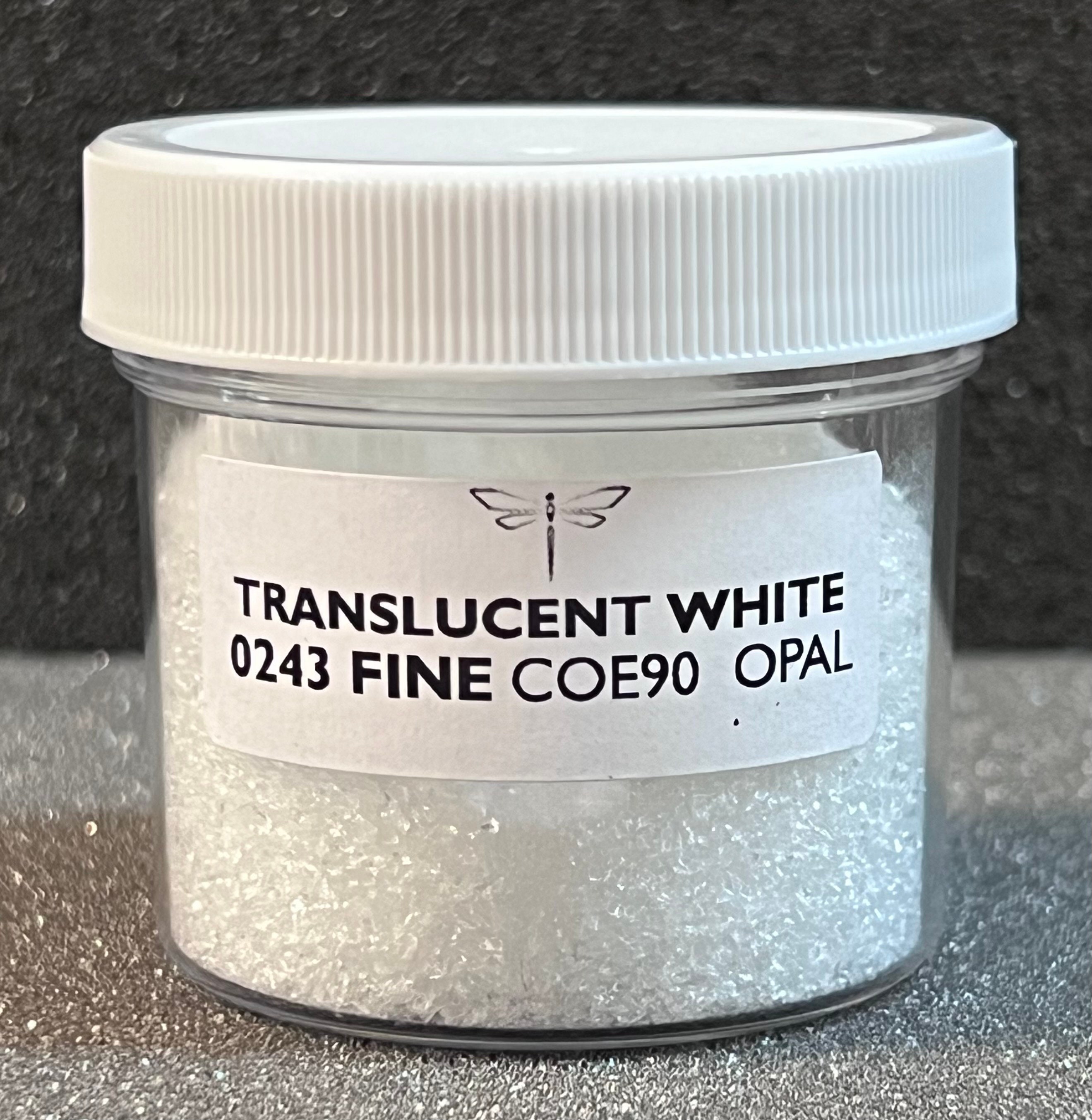 Translucent White Bullseye Frit #0243 With Labeled Jar —->fast Flat ...