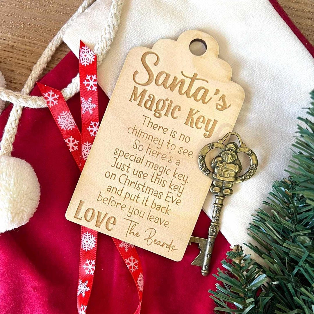 Personalised Santa's Magic Key Christmas Keepsake - Etsy
