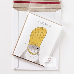 Pope Cat Meme Card, Croc Cat Meme, Funny Cat Card, Marriage Pun ...