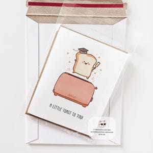 Funny Graduation Card, Achievement Card, Pun for Grad Card, Toast to ...